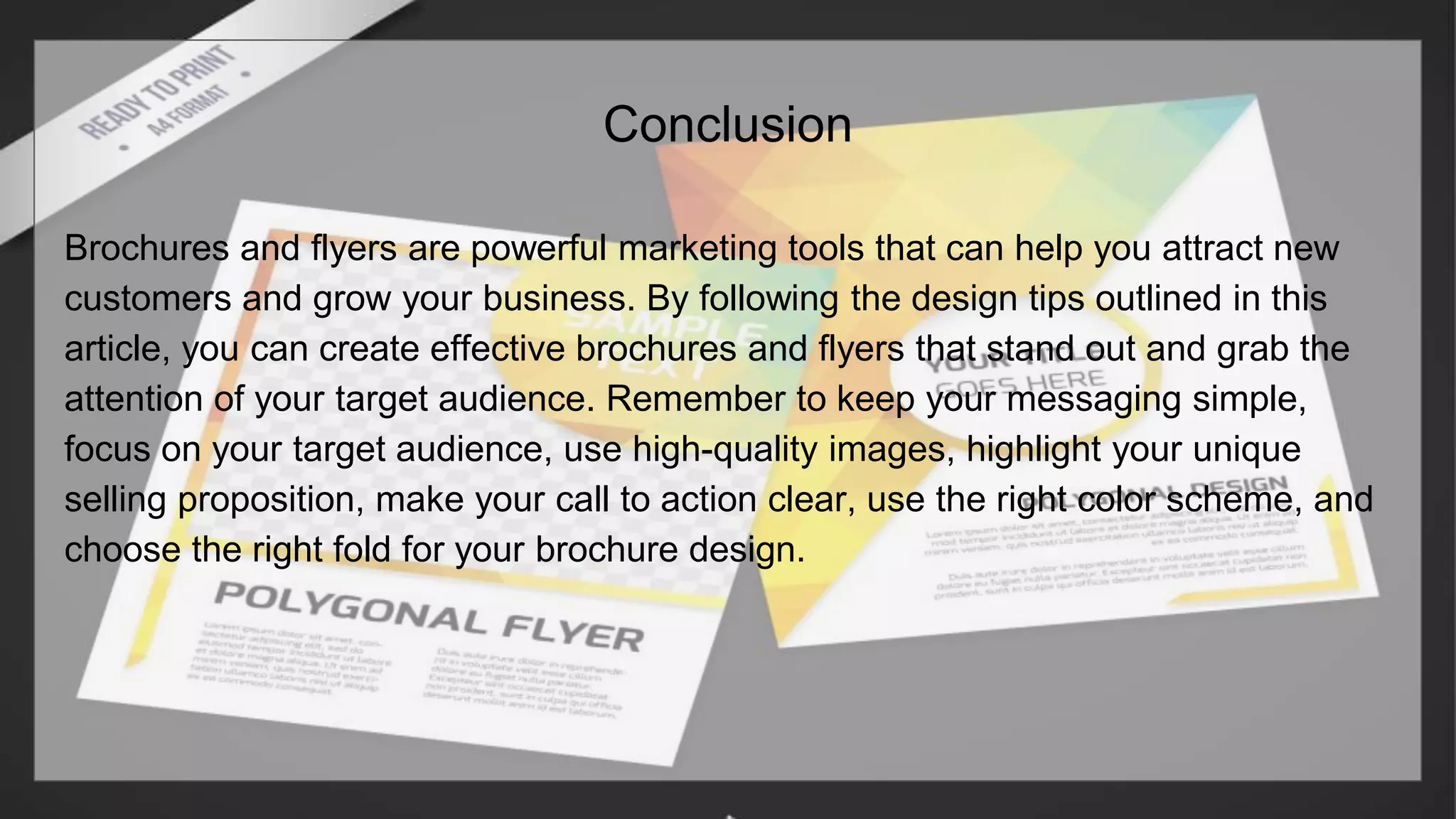 Brochures & Flyers The Ultimate Guide to Design and Printing.ppt.pptx