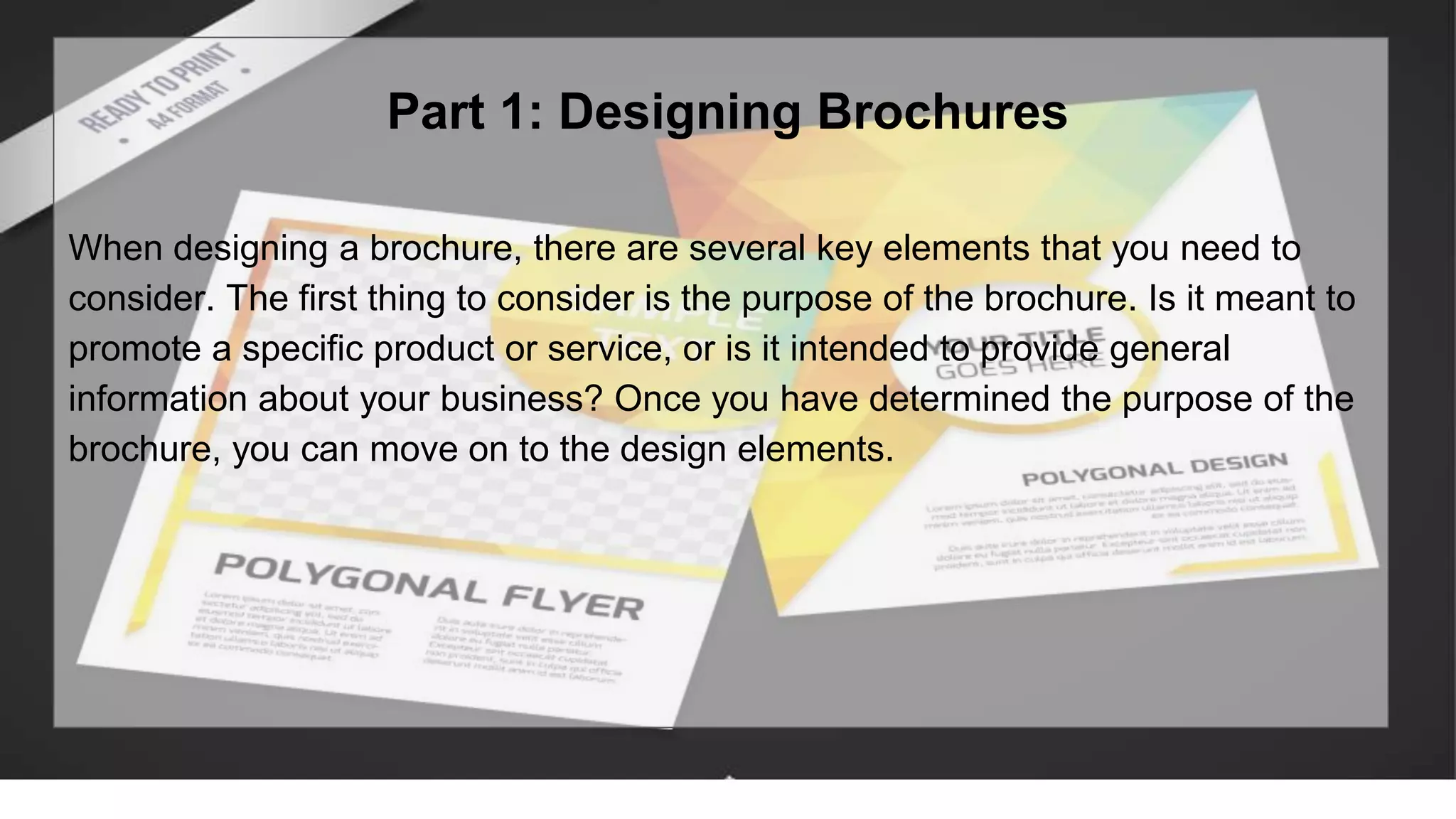 Brochures & Flyers The Ultimate Guide to Design and Printing.ppt.pptx