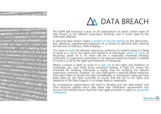 Key Issues on the new General Data Protection Regulation | PDF ...