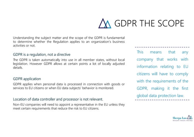 Key Issues on the new General Data Protection Regulation | PPT
