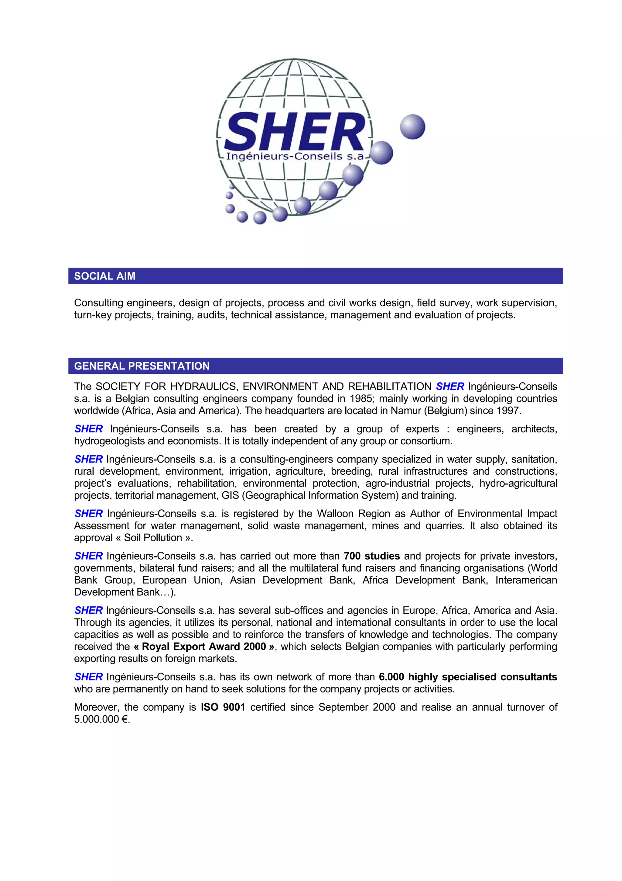 Brochure Sher Uk 02 11 | PDF
