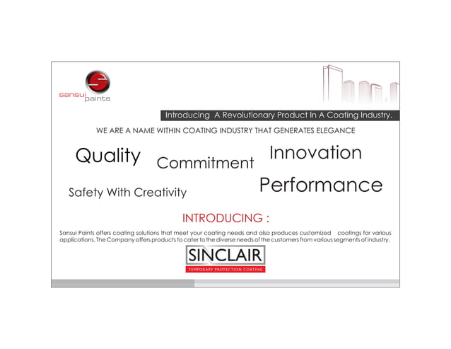 Brochure sinclair | PPT
