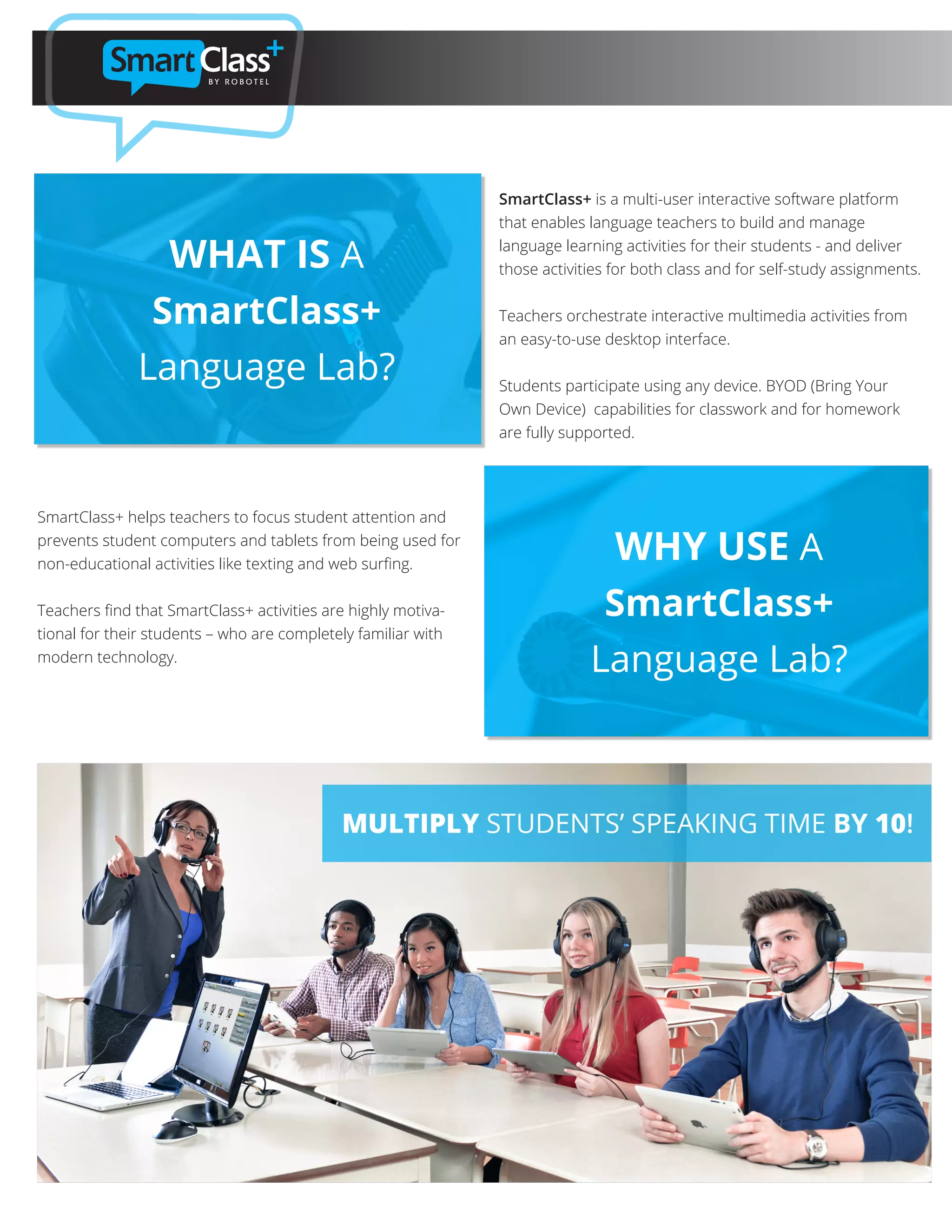 SmartClass+ Digital Language Laboratory | PDF