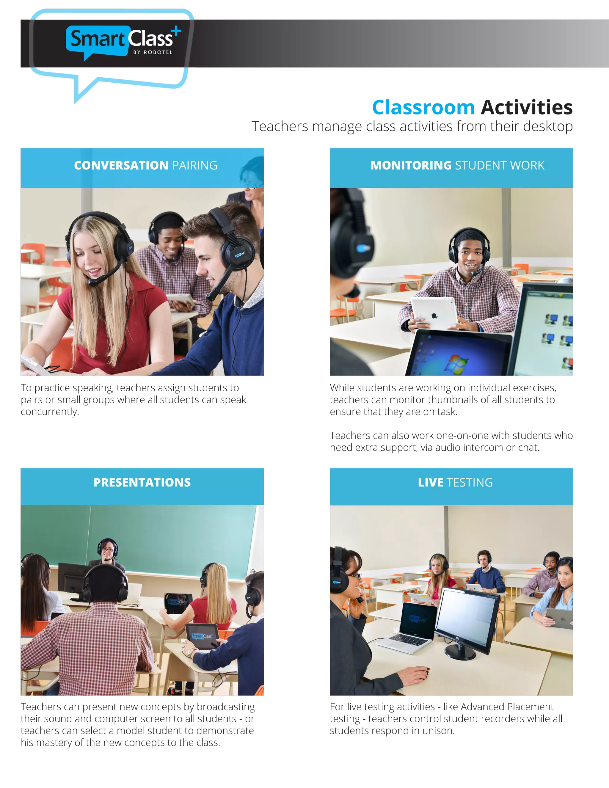 SmartClass+ Digital Language Laboratory | PDF
