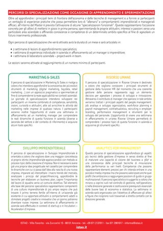 Master in Strategia e Management d'impresa 2016-17 | PDF