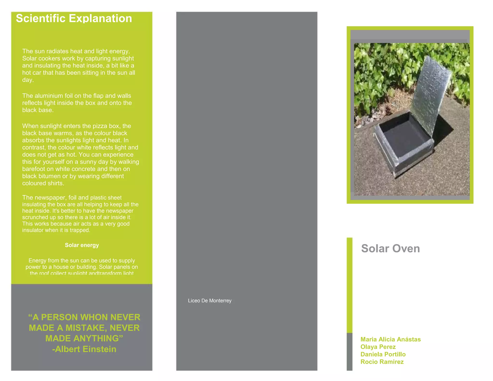 Brochure solar oven | DOCX