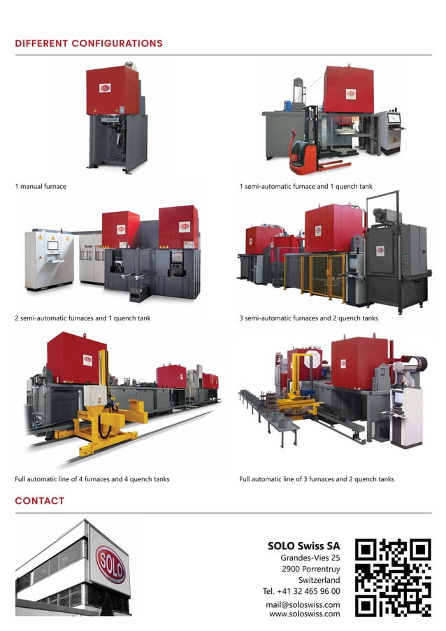 Flyer Bell type furnace SOLO Swiss Profitherm | PDF