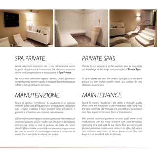 Space O - Wellness Centers & Private Spa manufacture BROCHURE | PDF