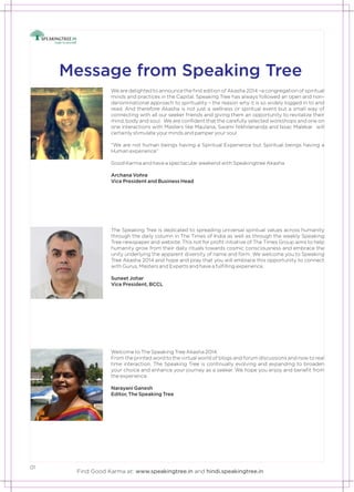 Magazine Speaking Tree Akasha | PDF