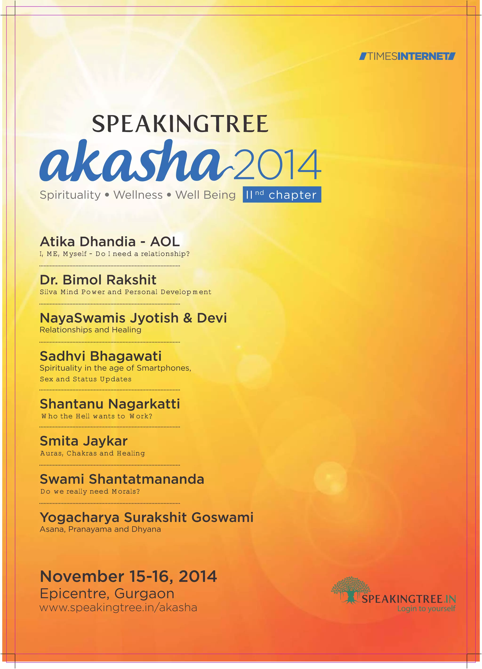 Speaking Tree Akasha Edition II | PDF