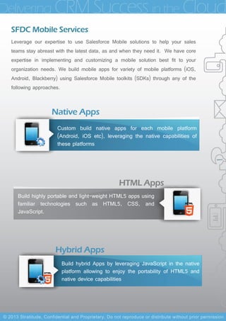 Brochure, Stratitude Salesforce.com Services | PDF