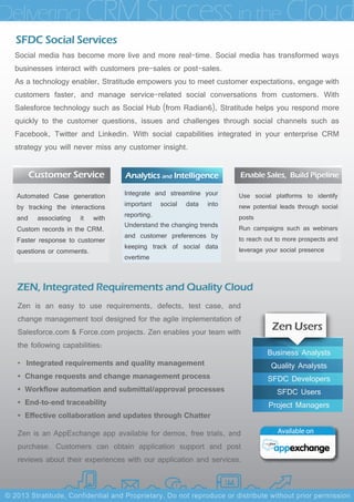 Brochure, Stratitude Salesforce.com Services | PDF