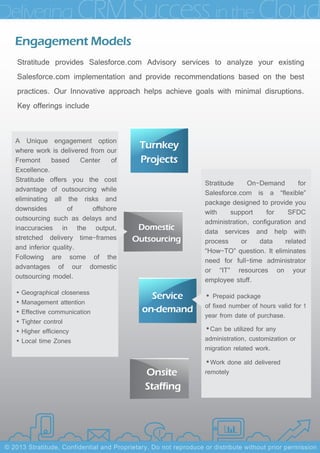 Brochure, Stratitude Salesforce.com Services | PDF