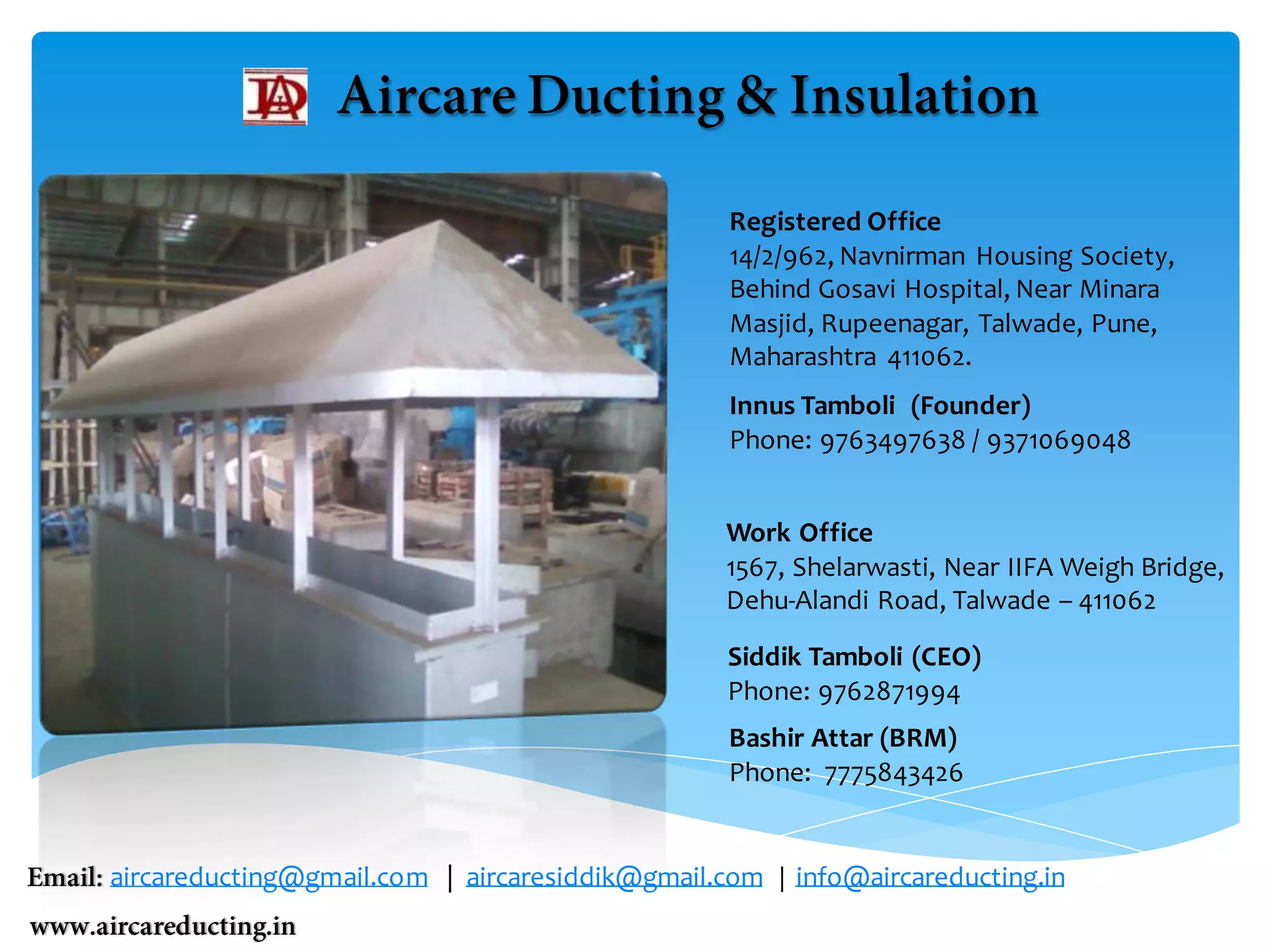 DUCTING WORK By Aircare Ducting & Insulation | PPT
