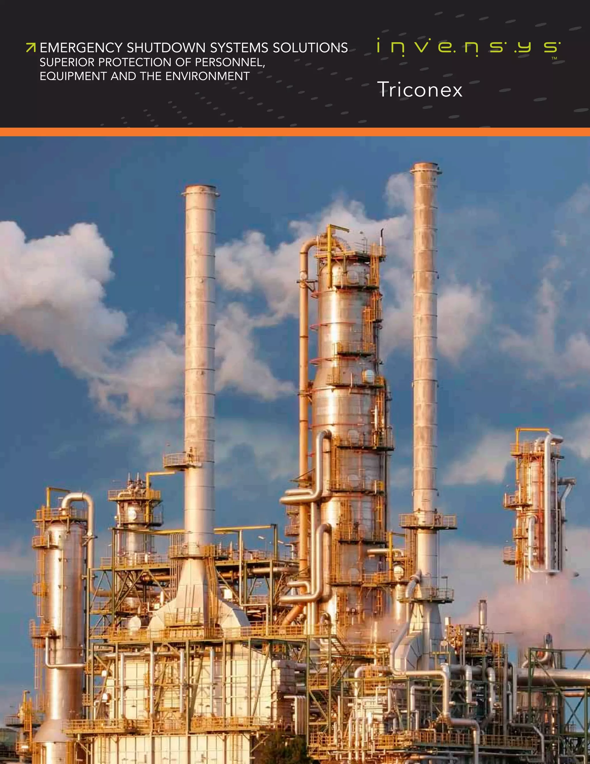 Brochure triconex emergency_shutdownsystemssolutions_03-10 | PDF