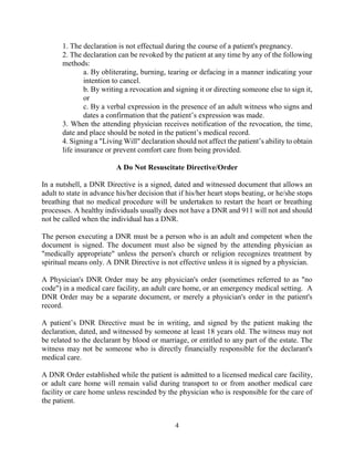 Your Healthcare Options - Kansas Advance Directives | PDF