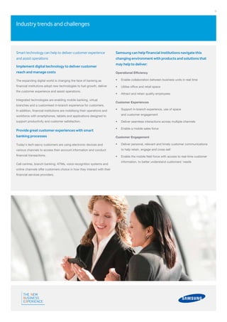 Samsung and Financial Services brochure | PDF