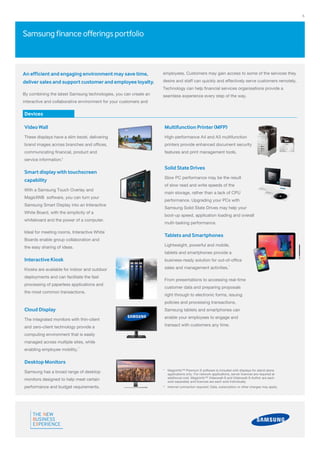 Samsung and Financial Services brochure | PDF