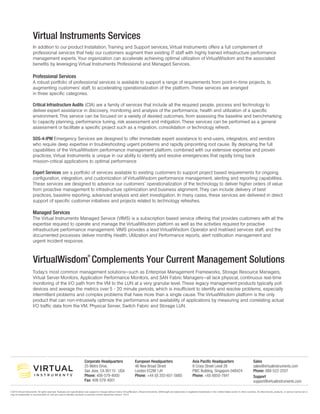 VirtualWisdom Brochure | PDF