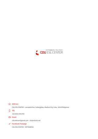 Trường Anh ngữ CDU - Cebu philippines | PDF