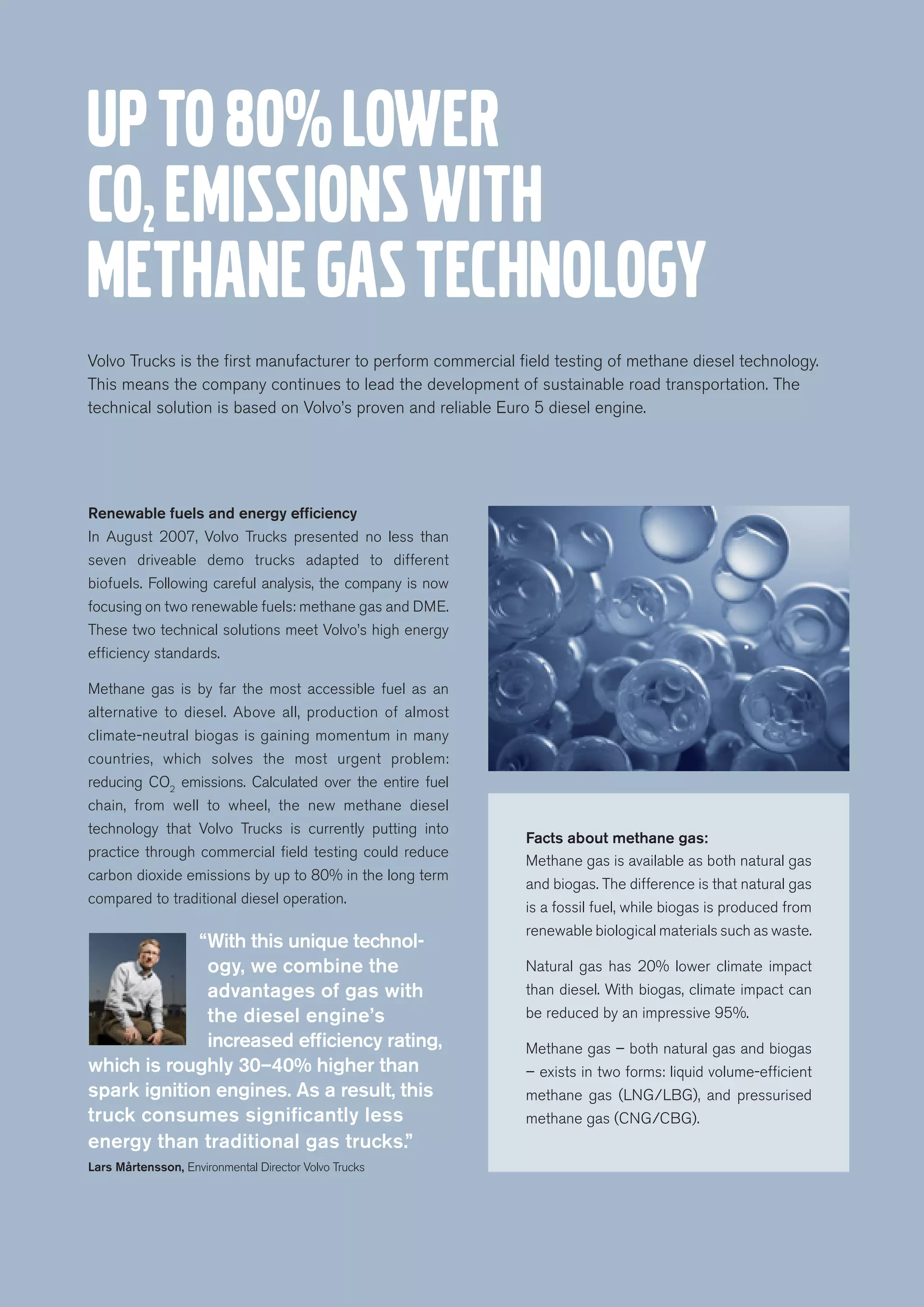 Brochure volvo gas truck | PDF