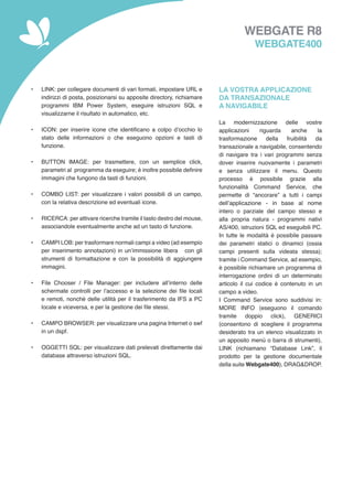 Brochure webgate400 R8 | PDF