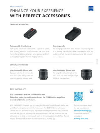 Brochure | Zeiss DTC Thermal Imaging | Optics Trade | PDF