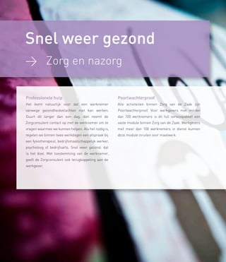 Brochure Zorg van de Zaak | PDF