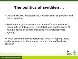 The politics of swidden: A case study from Nghe An and Son La in ...