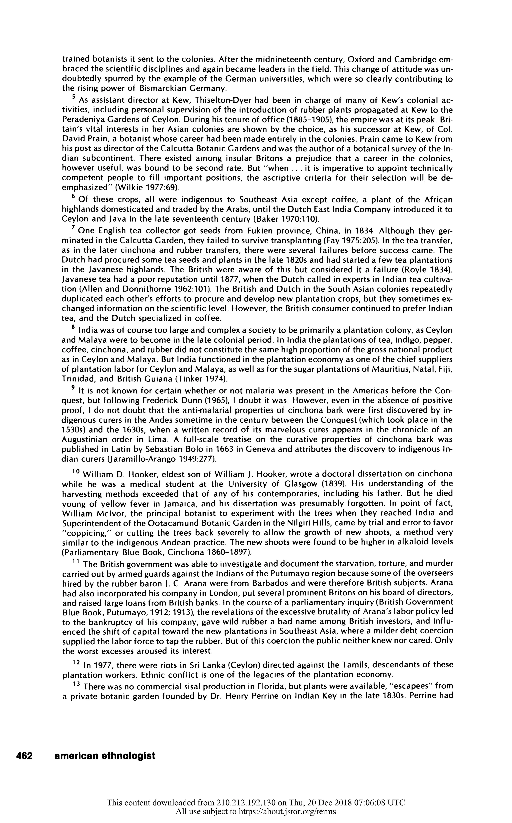 Brockway science and colonial expansion | PDF