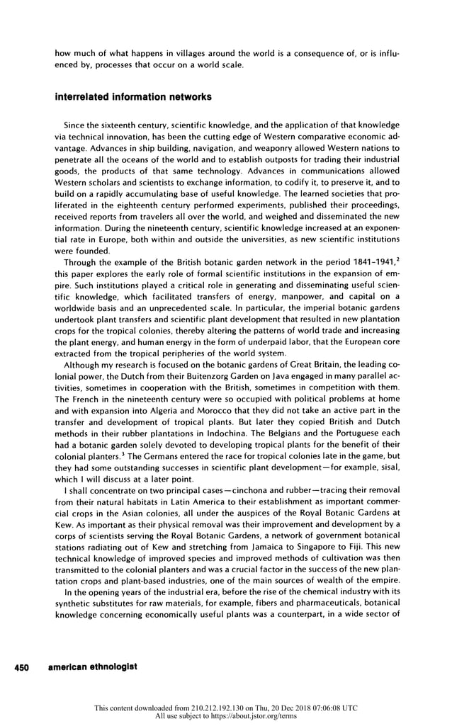 Brockway science and colonial expansion | PDF