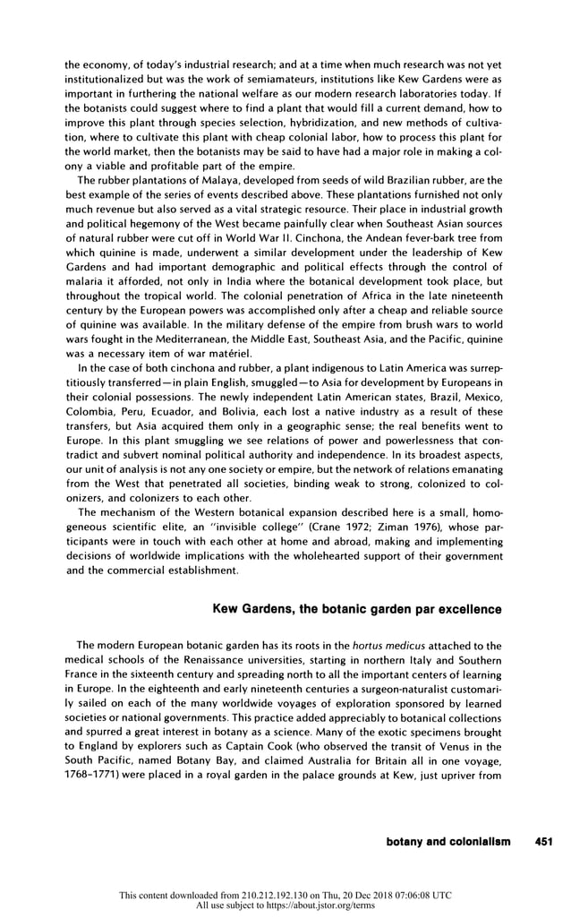 Brockway science and colonial expansion | PDF