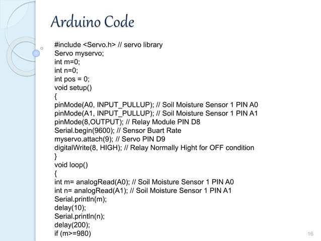 Advanced irrigation system using Arduino | PPTX | Gardening | Home & Garden