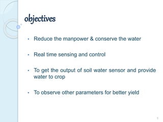 Advanced irrigation system using Arduino | PPTX | Gardening | Home & Garden