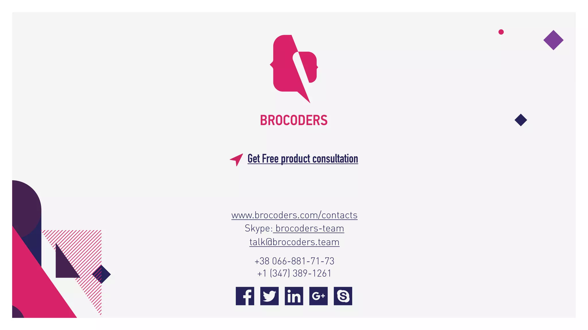 Brocoders general presentation | PDF