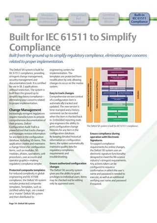 DeltaV Safety Instrumented System Overview | PDF