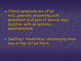 Brodie's abcess | PPT