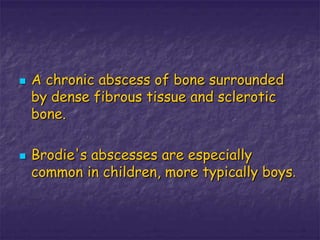 Brodie's abcess | PPT