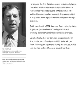 Brodsky, for the defence | PDF