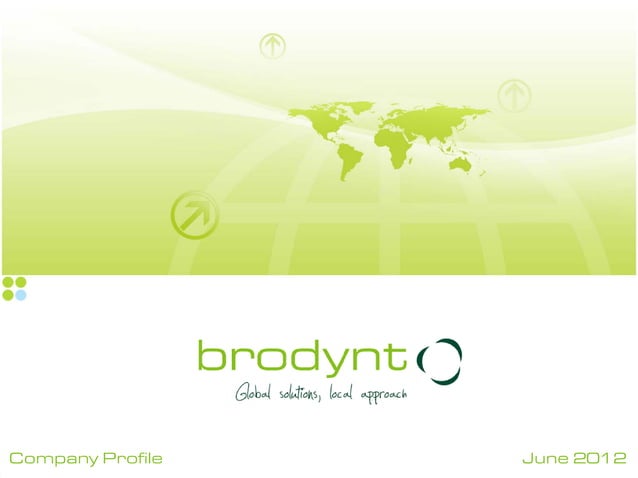 English - Brodynt Presentation 2012 | PPT