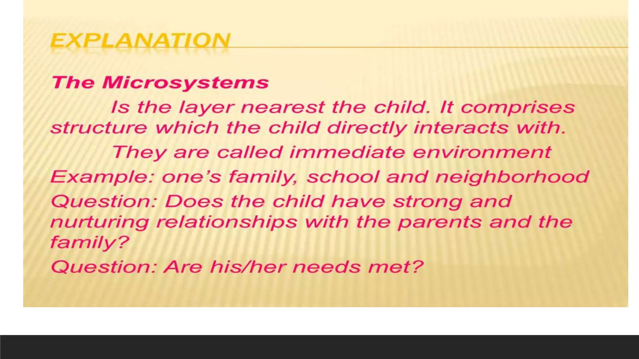 Brofenbrenner’s Ecological Theory for PC 122 | PPT