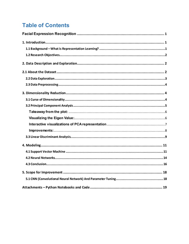 Facial Expression Recognition via Python | DOCX