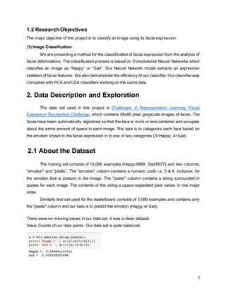 Facial Expression Recognition via Python | DOCX