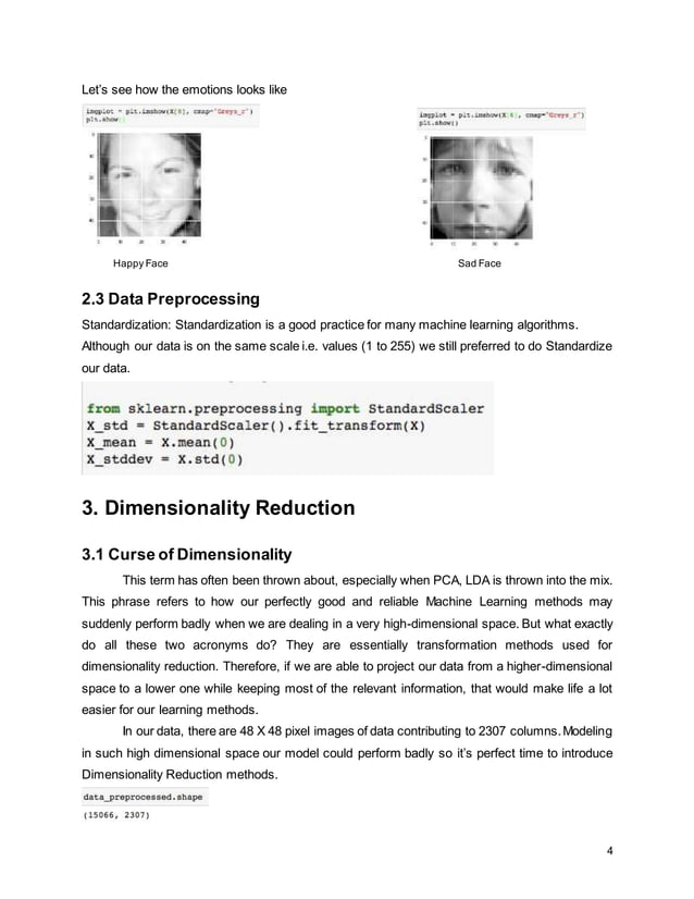 Facial Expression Recognition via Python | DOCX