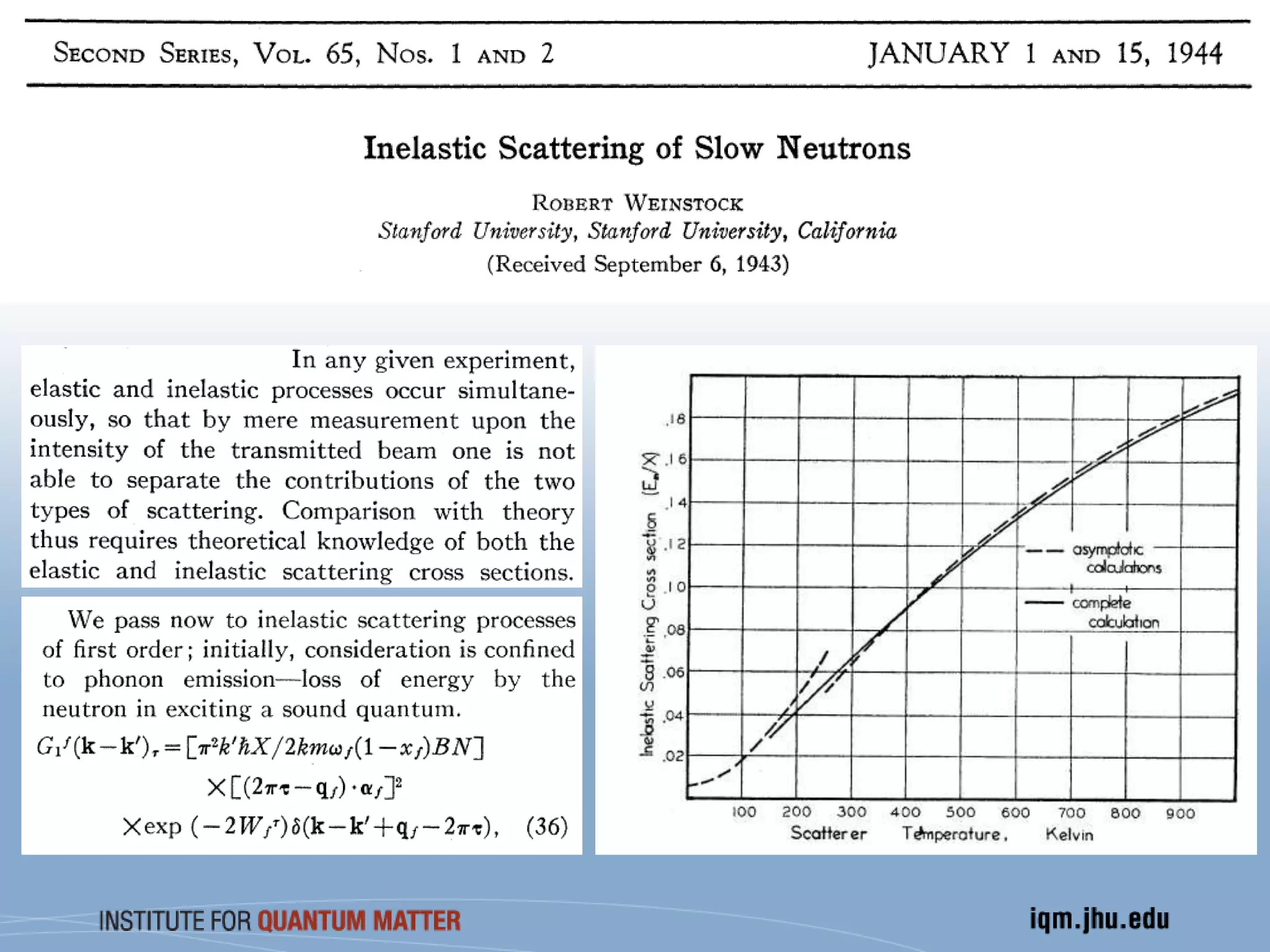 QCMP - Broholm slides 5th lecture | PPT