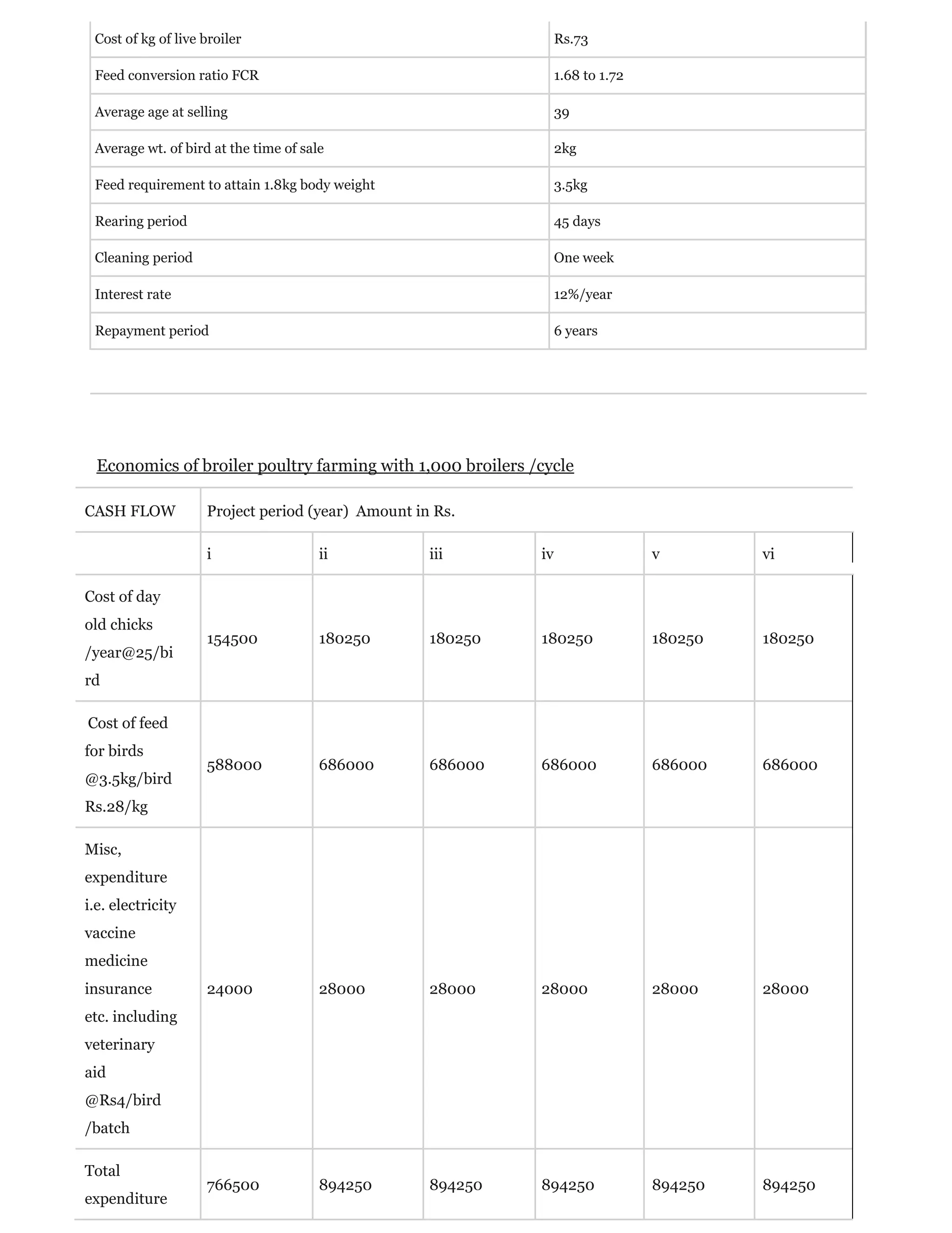 Broiler farm-project-report-1000-birds | PDF