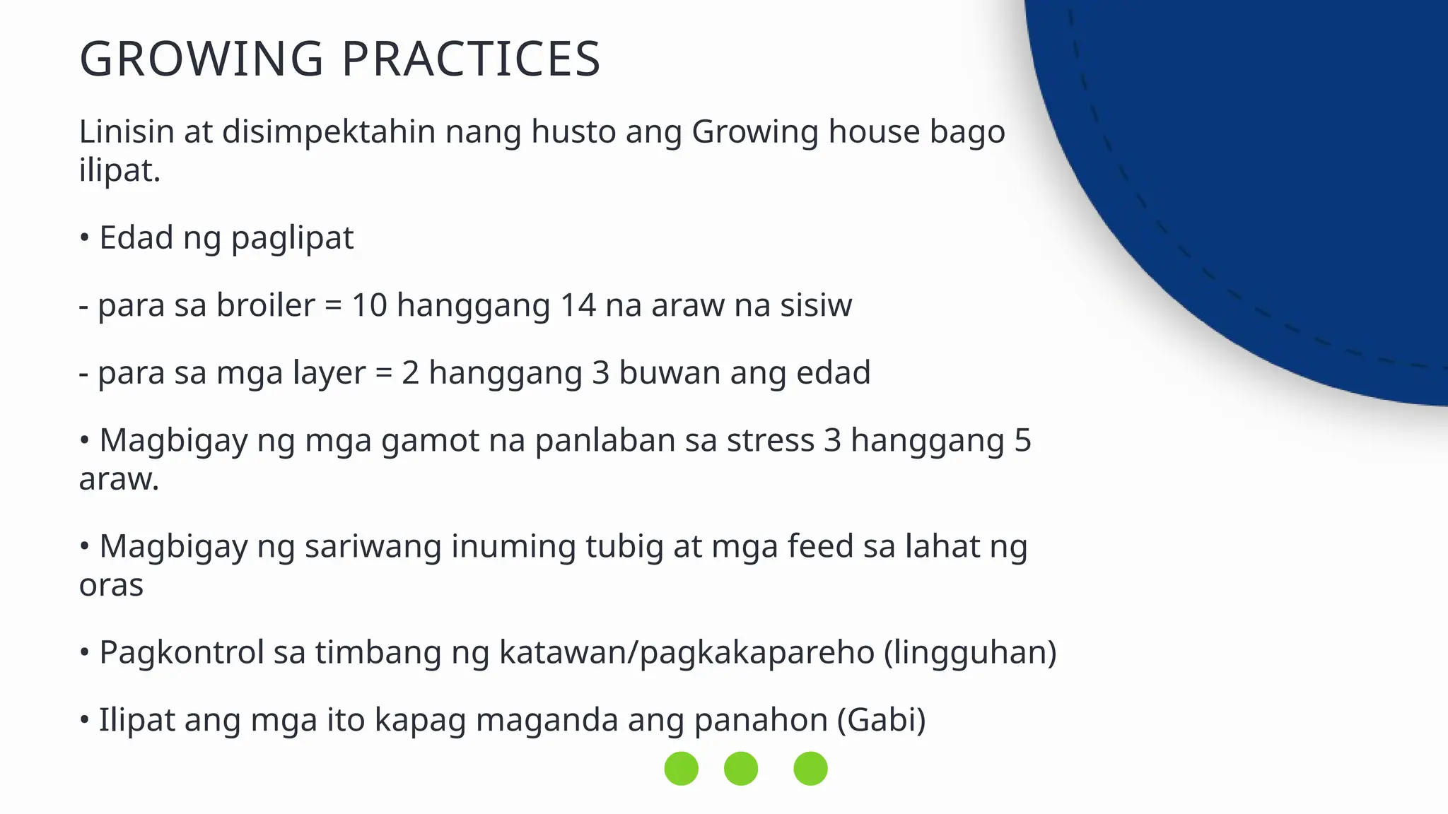 BROILER AND LAYER PRODUCTION - A tagalog presentation on broiler and ...