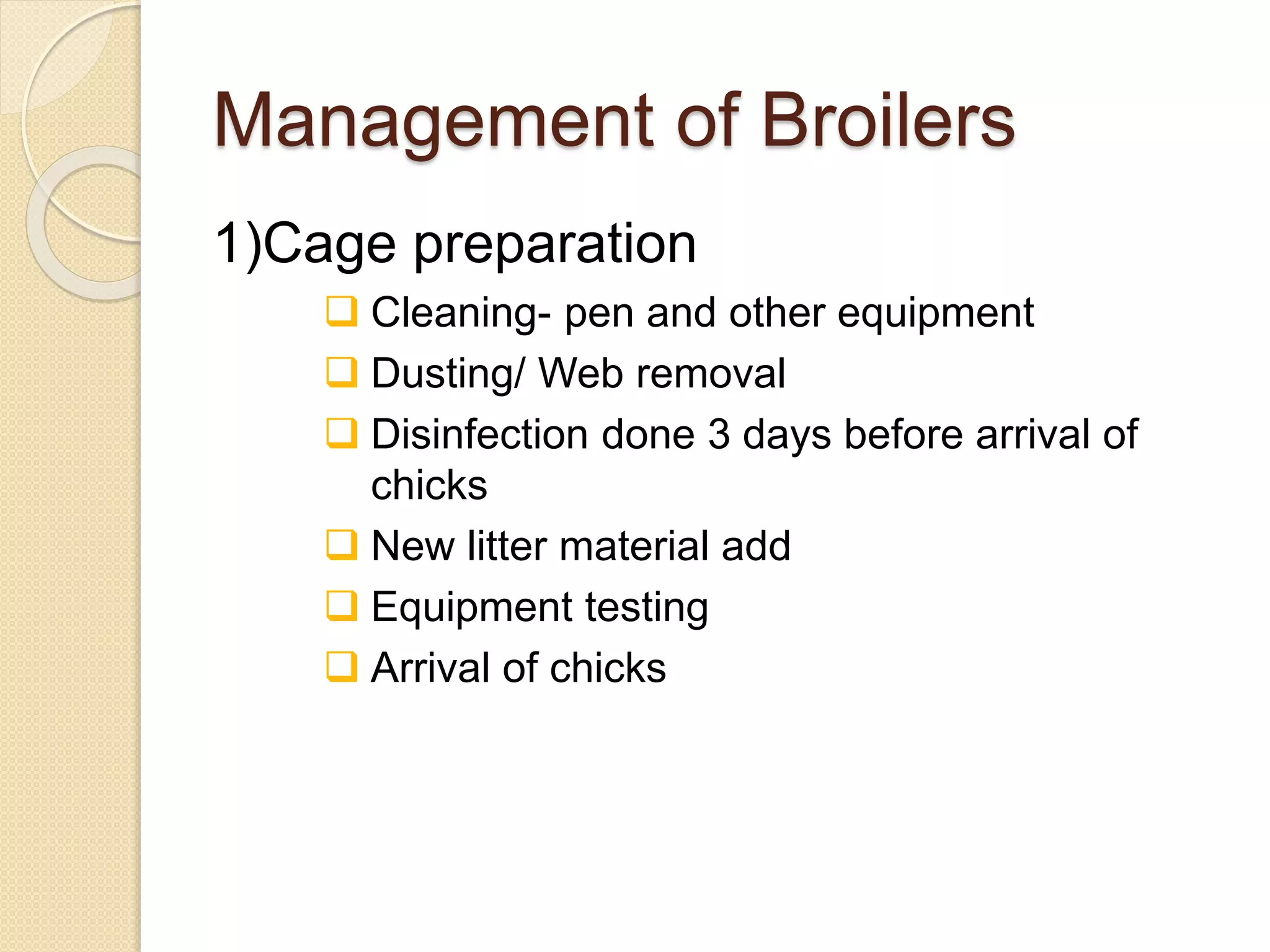 Broiler Management In Mapalana Agriculture Faculty Farm. | PPTX
