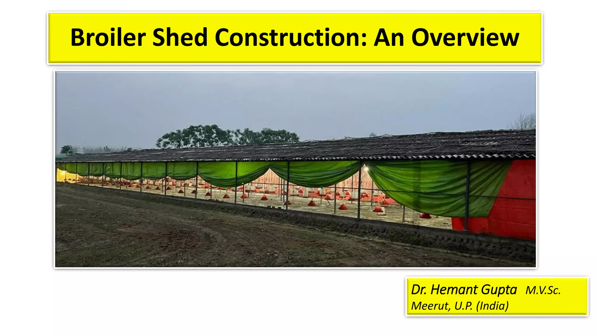 Broiler Poultry Farm Construction Guide | PDF