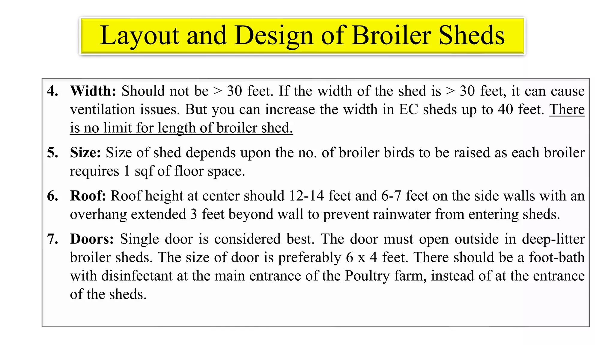 Broiler Poultry Farm Construction Guide | PDF